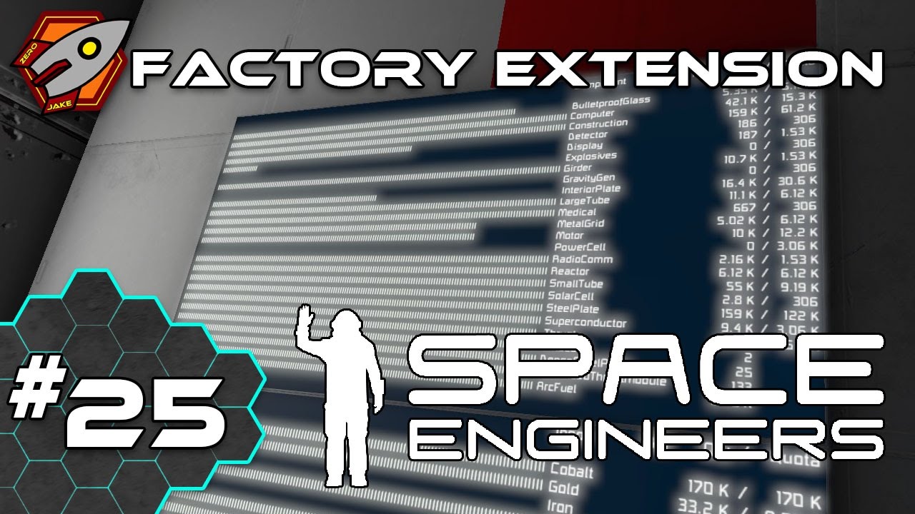 Space Engineers - Factory Extension - Episode 25 - YouTube