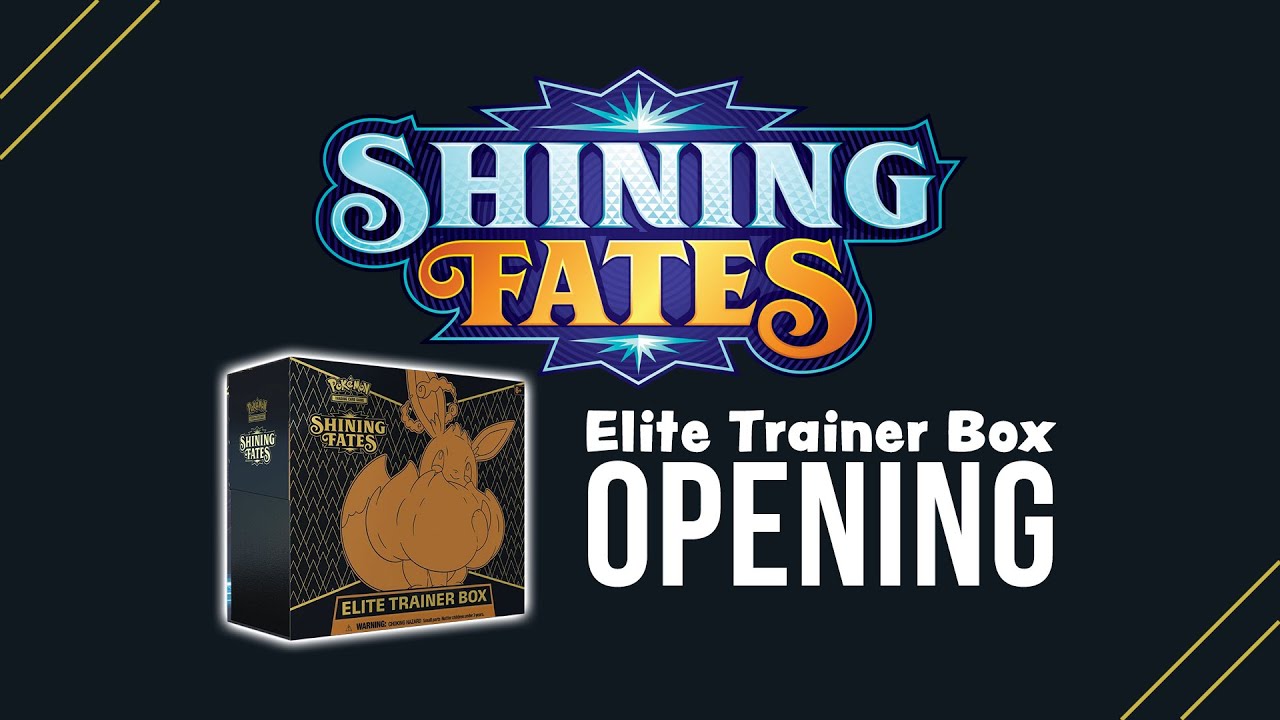 Pokémon Shining Fates Elite Trainer Box opening with multiple shinies ...