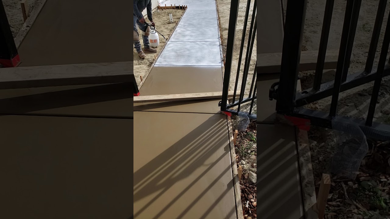 Top cast concrete finish! - YouTube