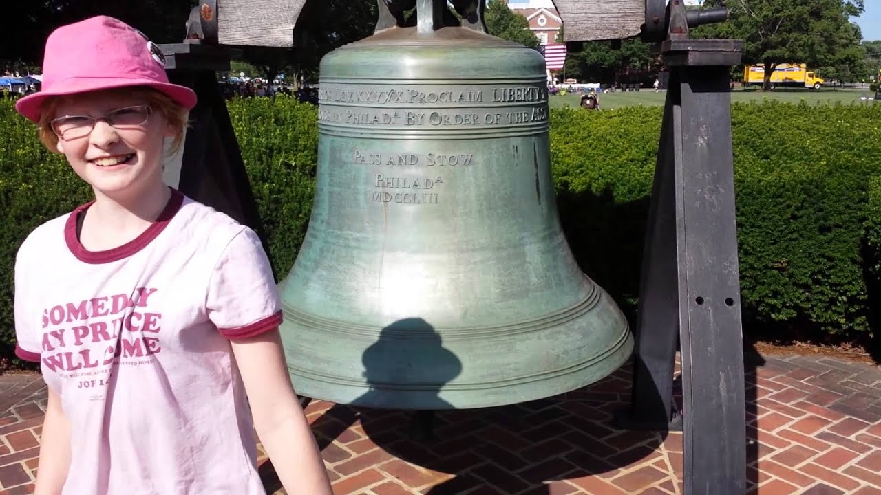 Jillian Rings The Liberty Bell Of Dover - YouTube