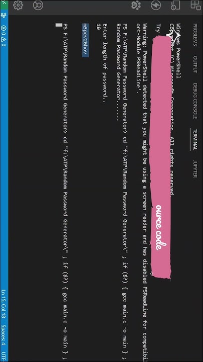 Random Password Generator in c language || C language || #shorts #shortsfeed #shortvideo - YouTube