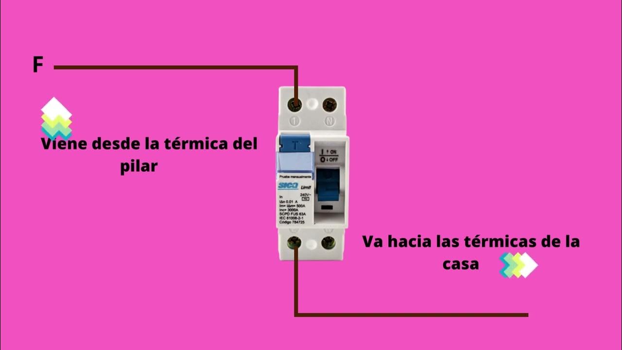 como-conectar-un-disyuntor-diferencial-youtube