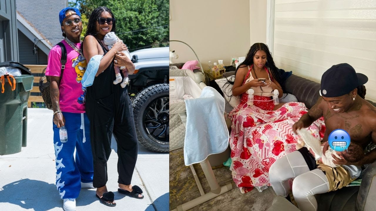 Jacquees and Dreezy Welcome Their Baby Boy, Snow Jacquees Sanders ...