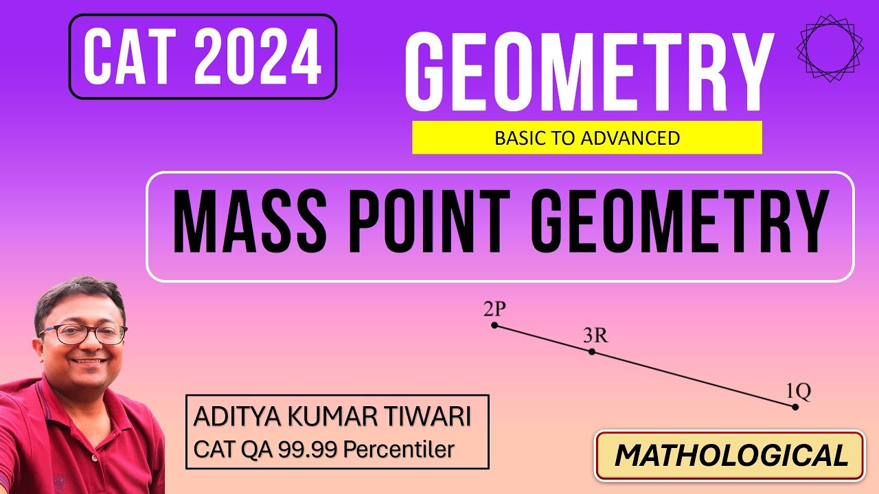 Mass Point Geometry & Cevian Theorem | Triangles || Geometry || CAT ...