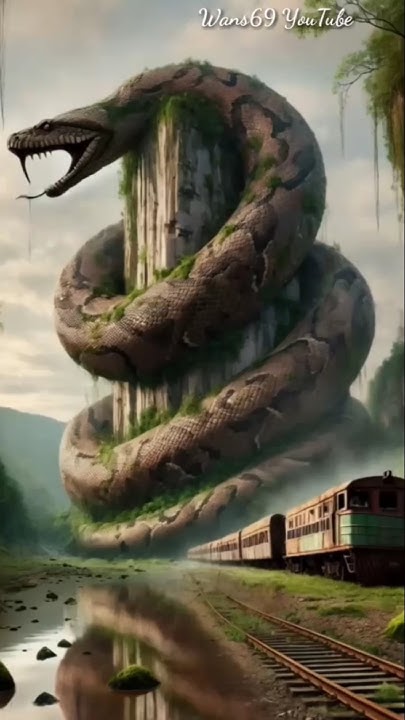 Nature Exploration | Giant Snake Hugs a Cliff #shorts #travel #relaxing ...