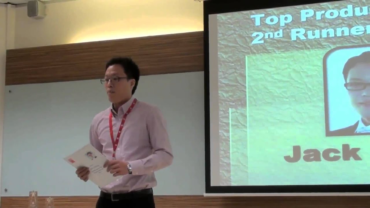 DTZ CTS branch award presentation Real estate property agent Jack Chung ...