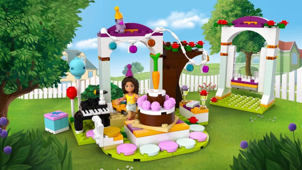 LEGO 41110 - LEGO Friends - Születésnapi zsúr - YouTube