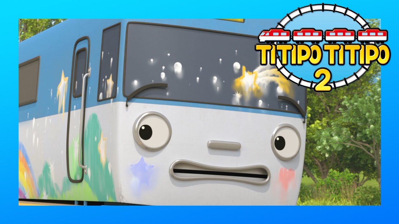 TITIPO S2 Compilation 11-15 l Train Cartoons For Kids | Titipo the ...