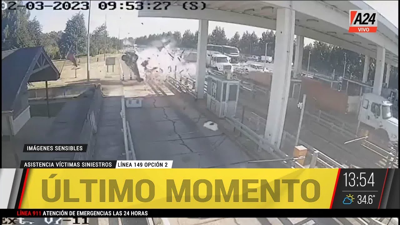 🔴 CHILE: IMPRESIONANTE CHOQUE A 220 km/h - YouTube