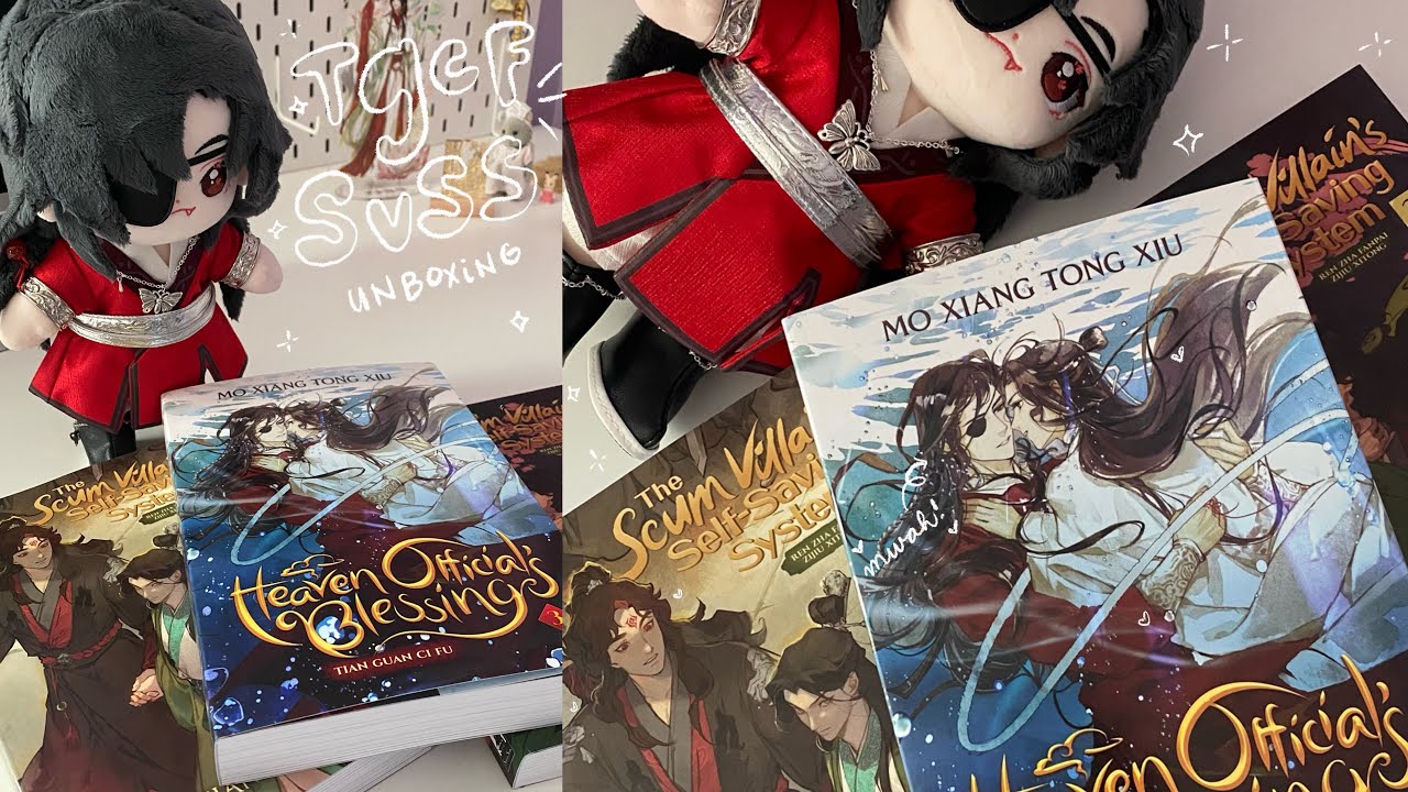 unboxing 📦 hua cheng helped me unbox my SVSSS and TGCF Books (english ...