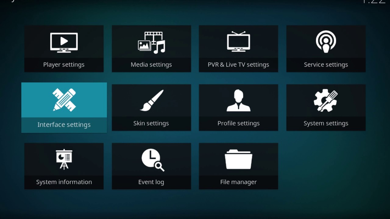 Confluence skin on Kodi 17 - YouTube