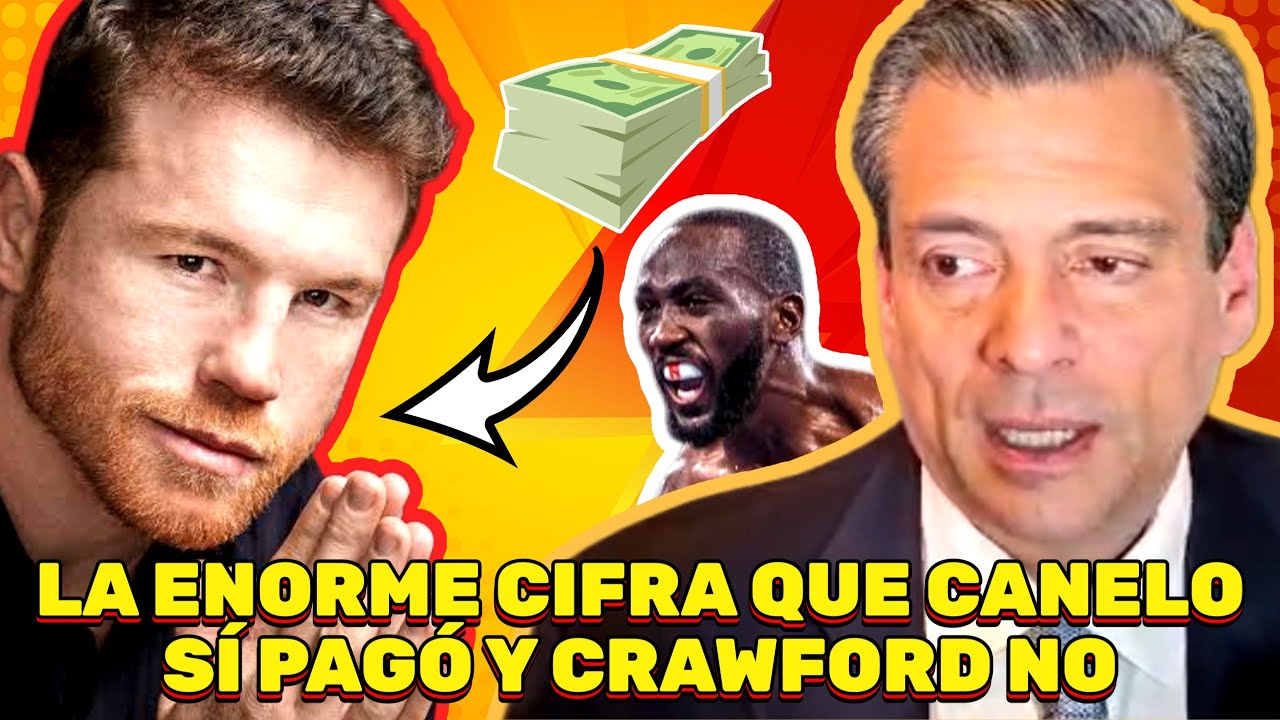 CANELO sí pagó una gran cifra de dinero al fondo del CMB y CRAWFORD no ...