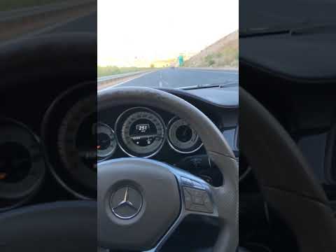 Mercedes cls350 cdi hız videosu.