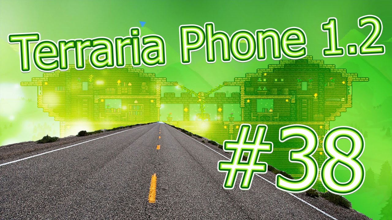 LP. HM. Terraria Phone #38 (Асфальтирование дорожек) - YouTube