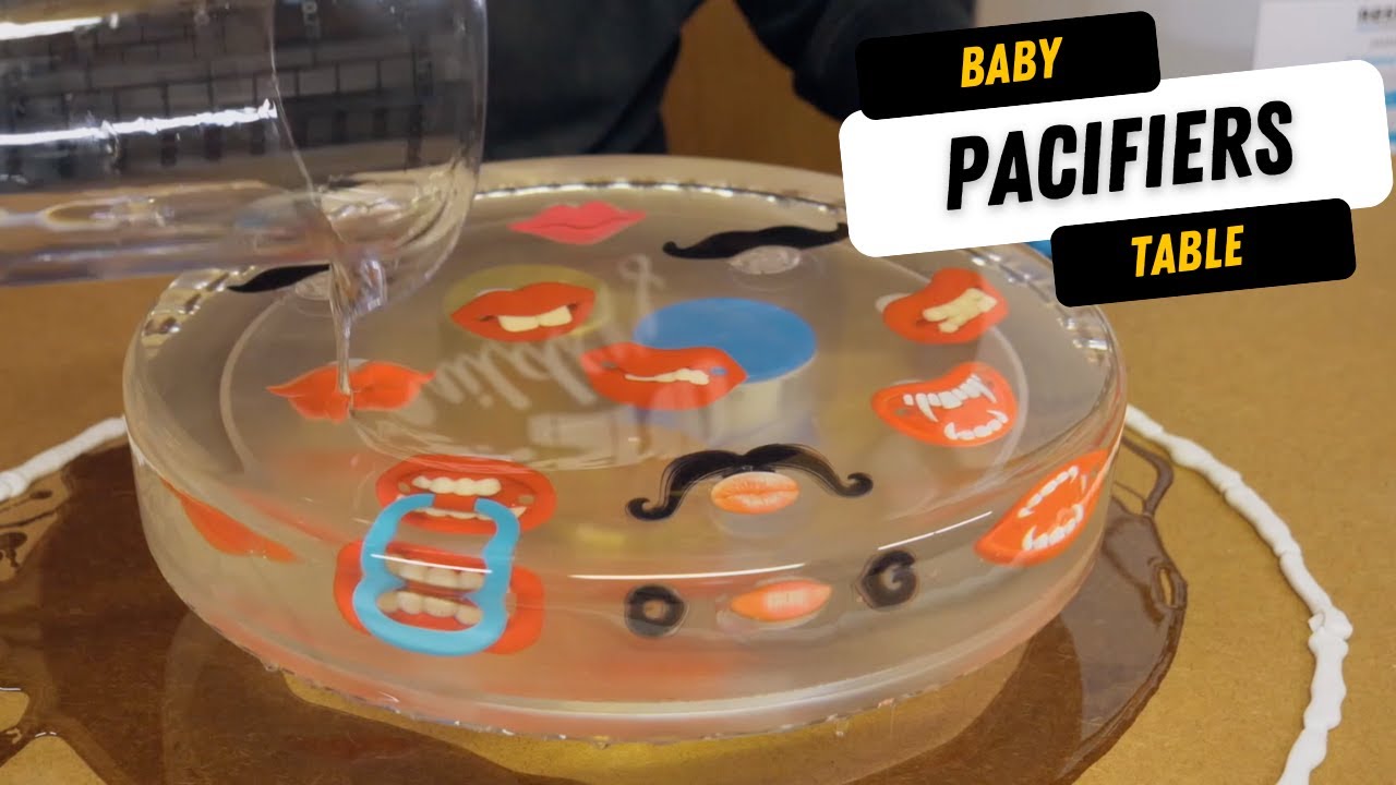 BABY PACIFIER EPOXY SIDE TABLE - YouTube