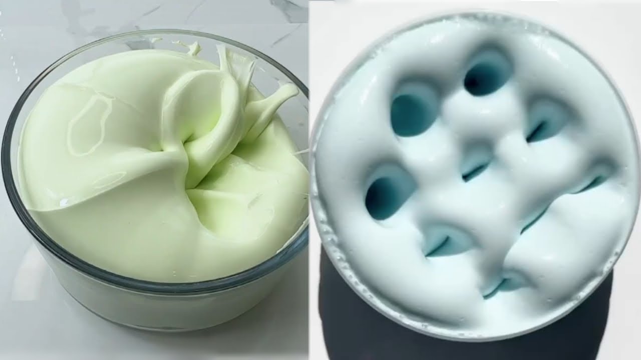 Best Ever Satisfying/ASMR/relaxing thick and glossy slime compilation ...