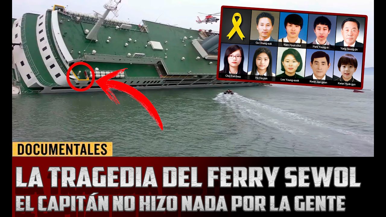El TRÁGICO naufragio del ferry SEWOL / Los supervivientes lloran su ...