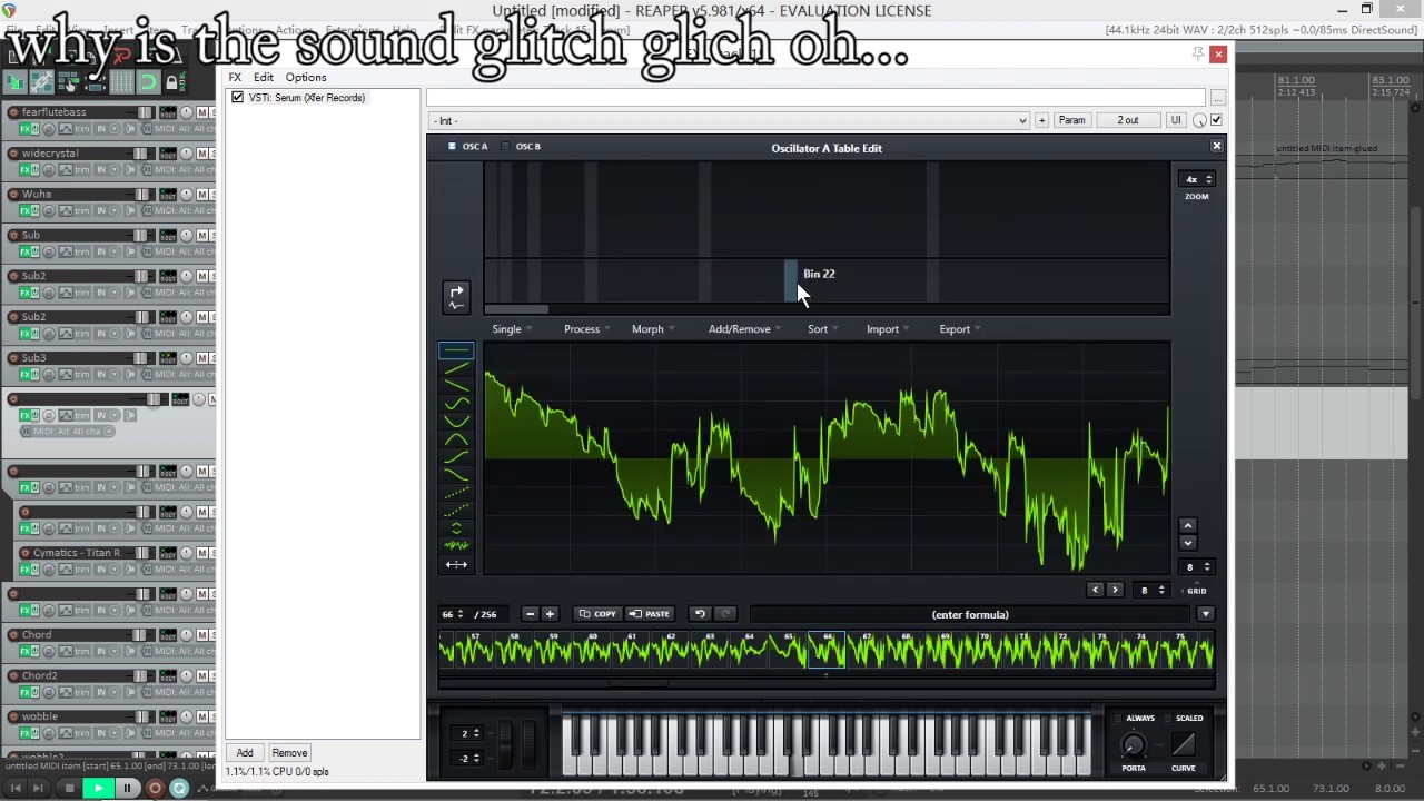 making a riser sound in a new track! - YouTube