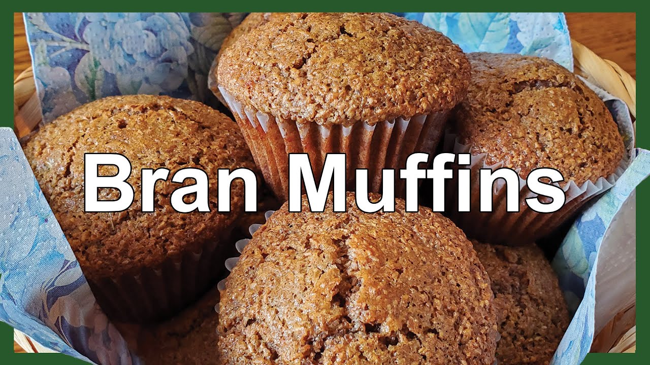 Easy & Healthy Bran Muffins | Baking with Mom - YouTube