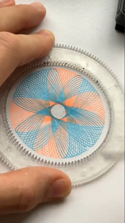 Geometric shapes in a basic Spirograph design #101 #asmr - YouTube
