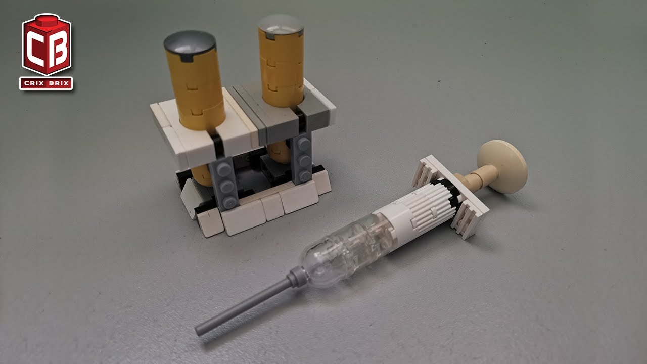 How to Build Lego Injection and Test Tube Unofficial Lego - YouTube