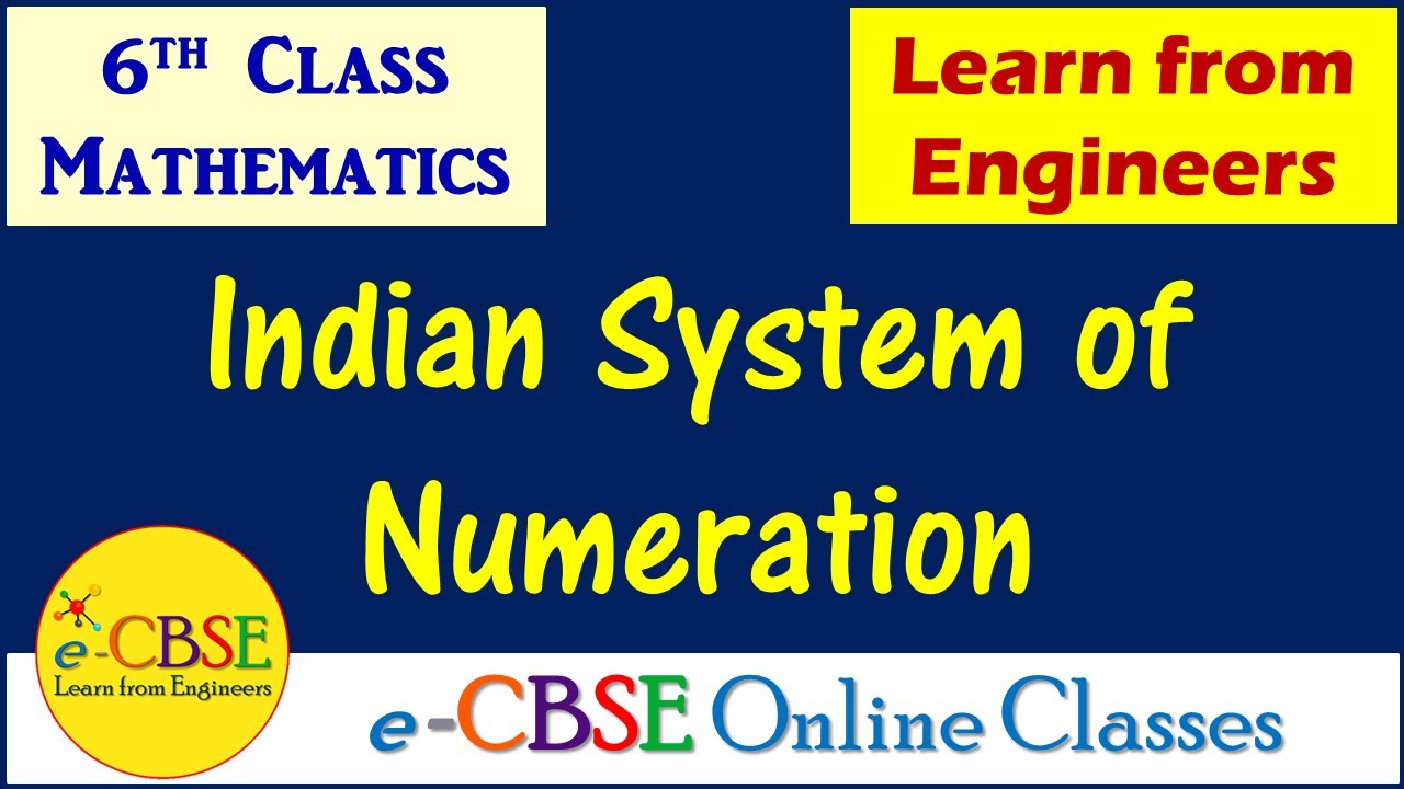 Reading and Writing Large Numbers | Indian System of Numeration | Class ...