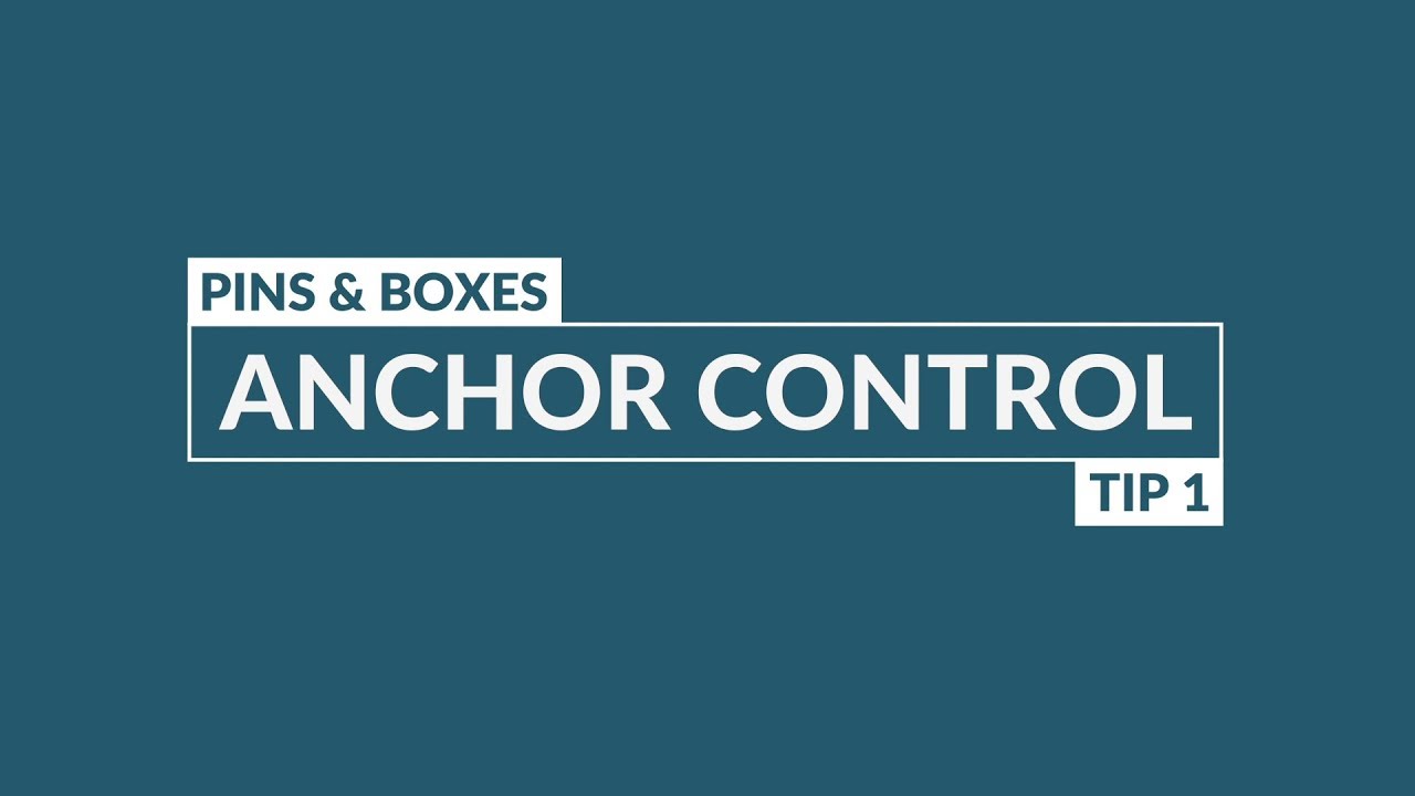 Anchor Control (Pins & Boxes for Ae Tip 1) - YouTube