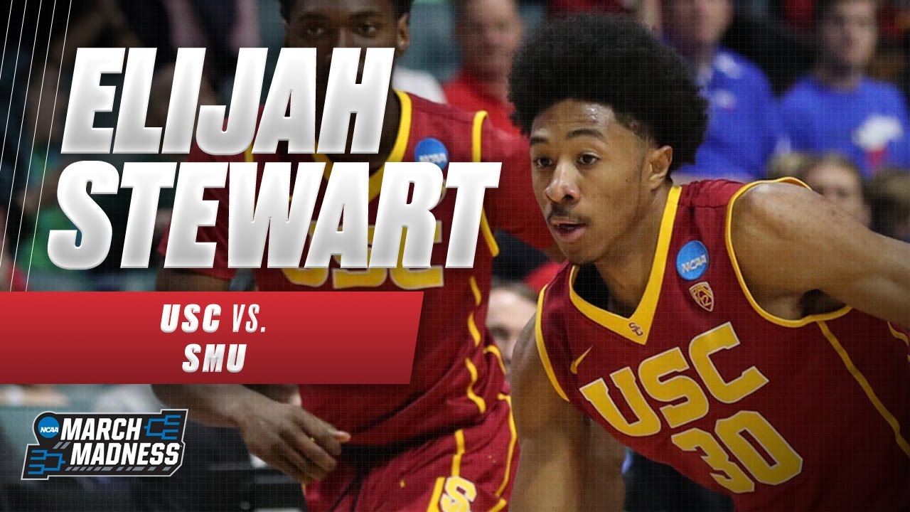 USC's Elijah Stewart scores 22, hits game-winning shot vs. SMU - YouTube