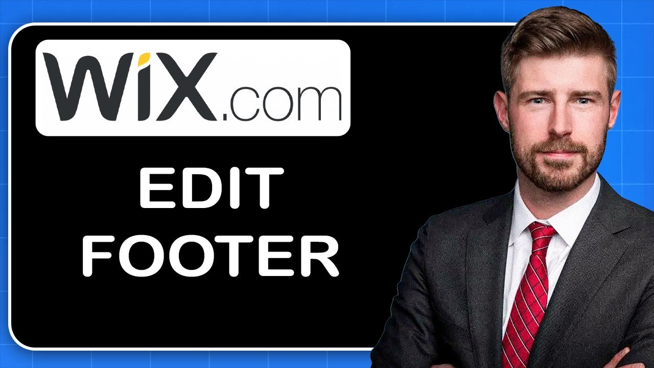 How to Edit Footer on Wix - YouTube