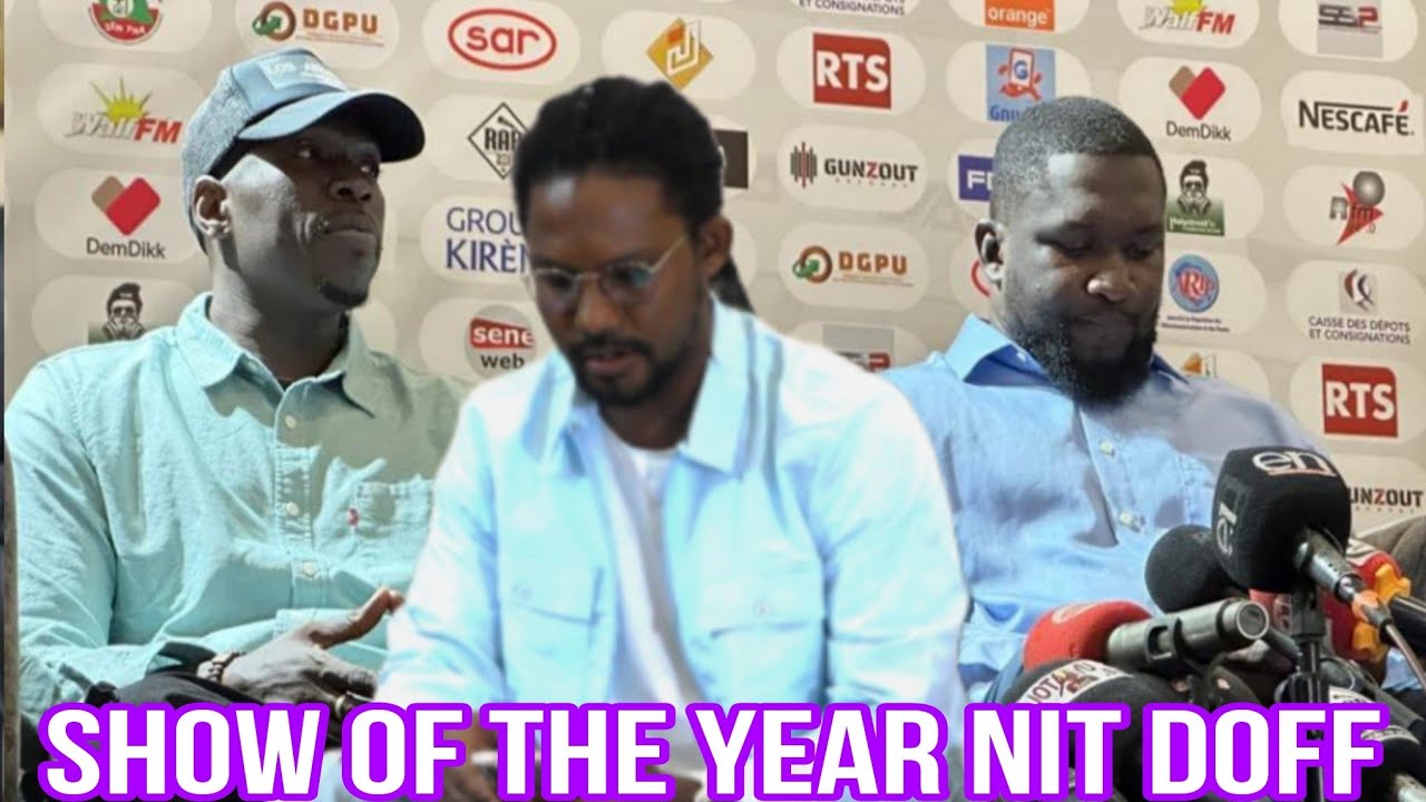 NIT DOFF FACE À LA PRESSE POUR LES PRÉPARATIONS DU GRAND SHOW YEAH AU ...