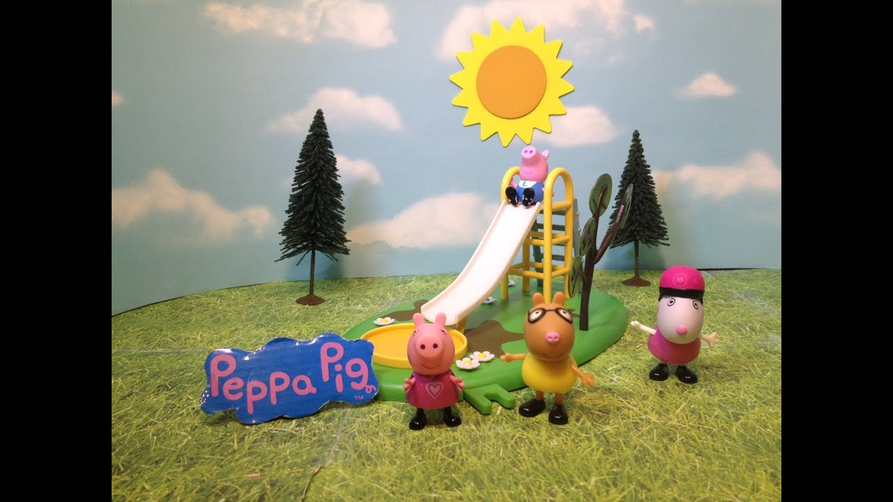 PEPPA PIG Playground Slide a Peppa Pig Toy - YouTube