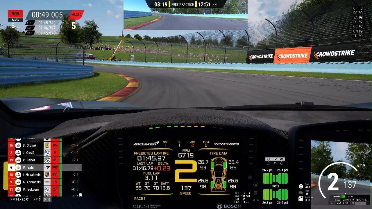 ACC | Balkan SIMHUB | Watkins Glen - YouTube