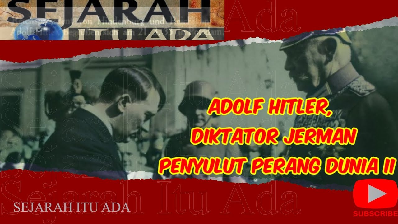 January 30, 1933, HITLER COMES TO POWER || Sejarah Itu Ada - YouTube