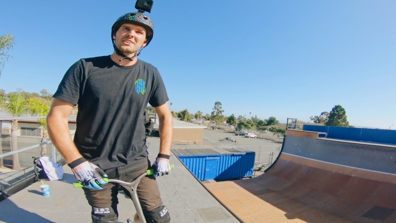 raymond warner teaches me how to ride vert - YouTube