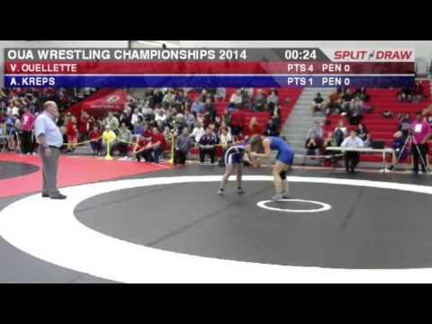 2014 OUA Championships: 51 kg Valerie Ouellette vs. Alexi Kreps