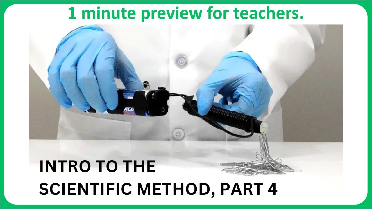 1 minute preview of "Scientific Method, Part 4" educational science ...
