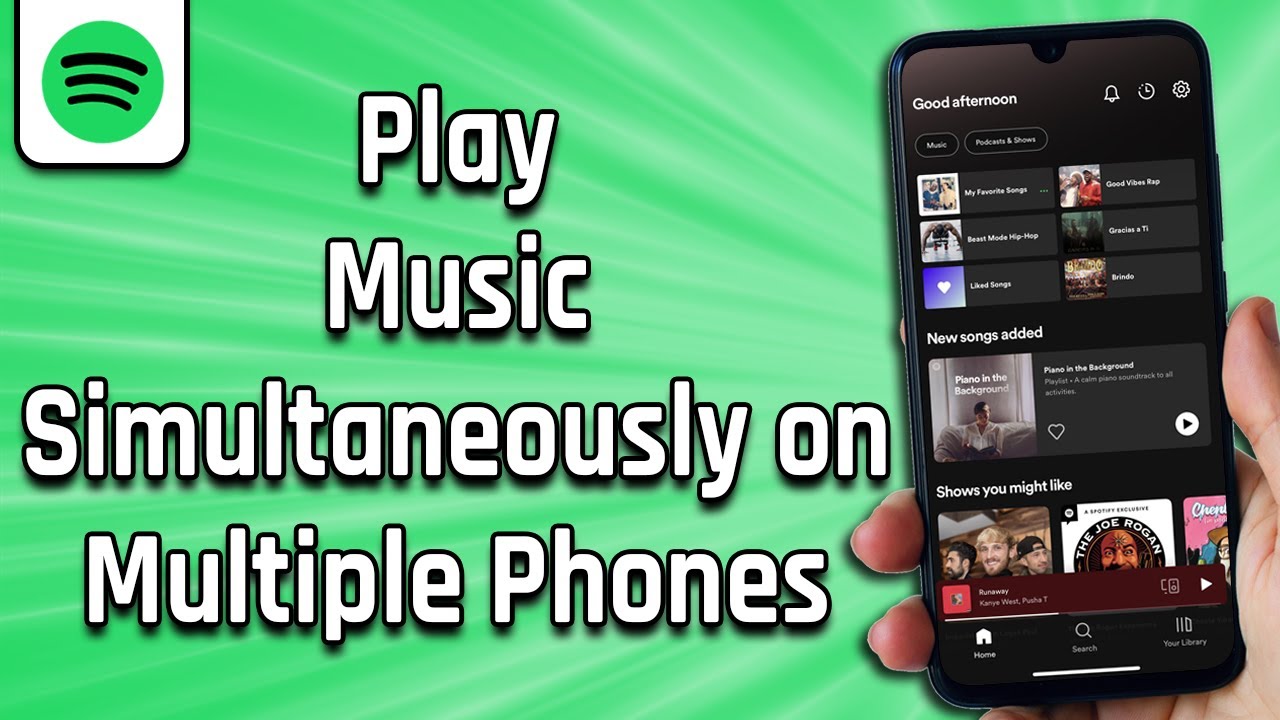 How To Play Music Simultaneously on Multiple Phones (easy) - YouTube