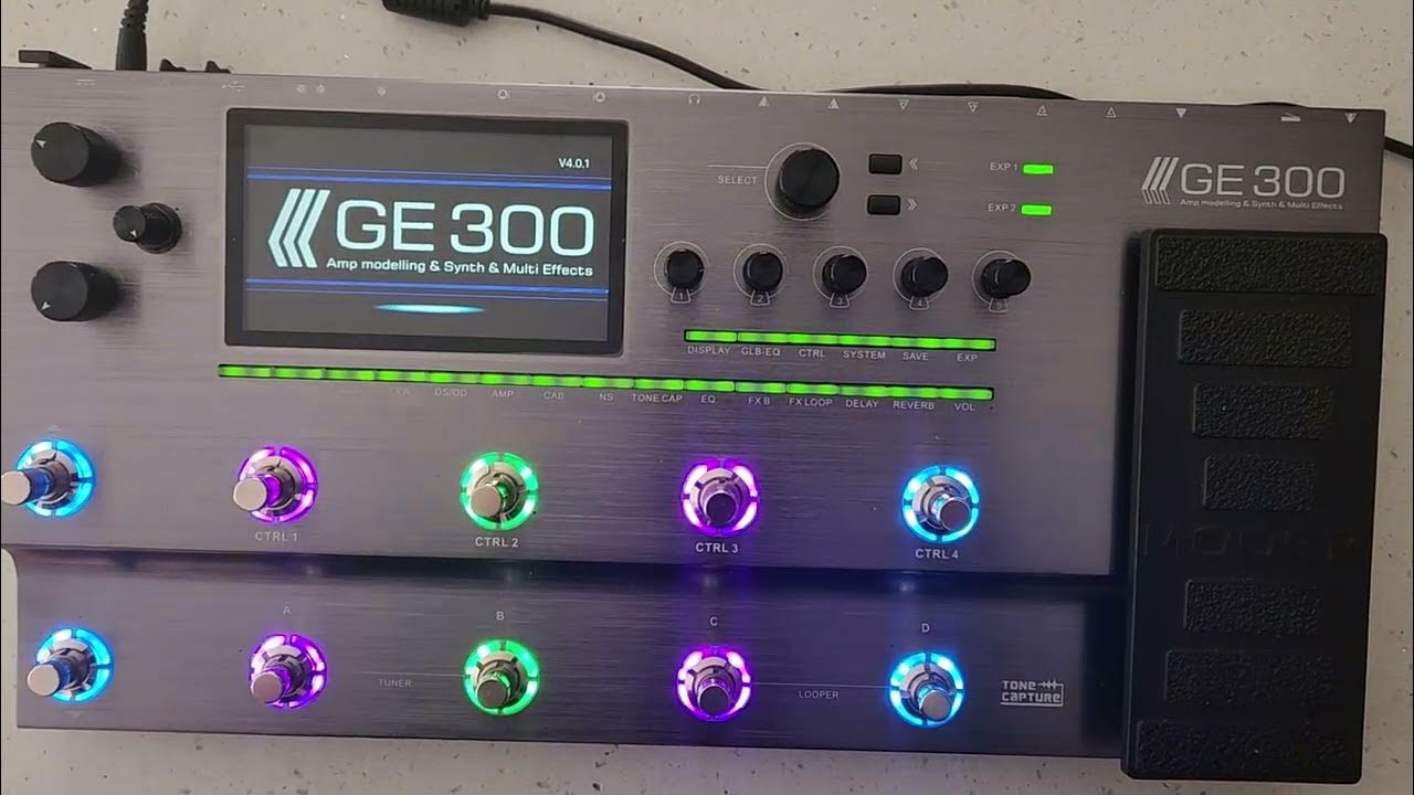 Mooer GE300 guitar effects pedal - YouTube