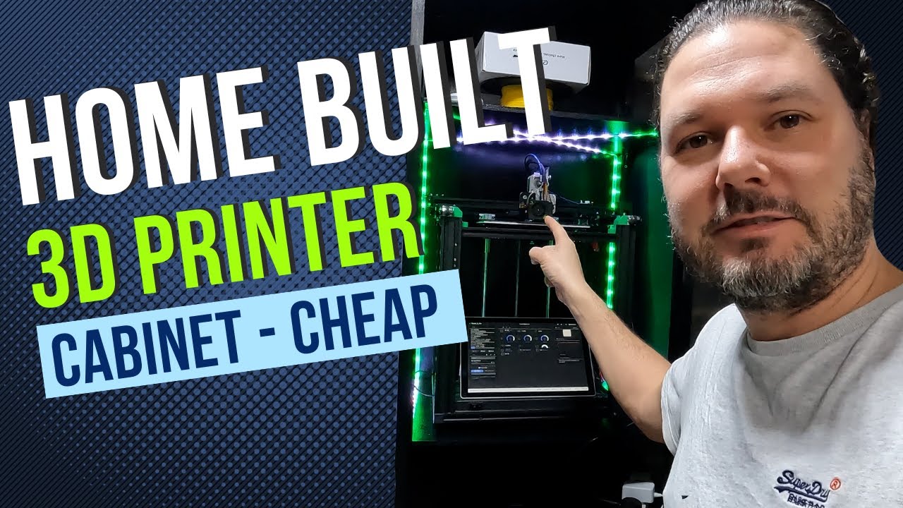 I hand-built an awesome 3D Printer Cabinet for my garage using ...