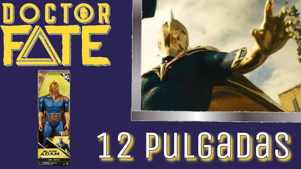 UNBOXING Y REVIEW DR. FATE BLACK ADAM, SPINMASTER| Emi VR - YouTube