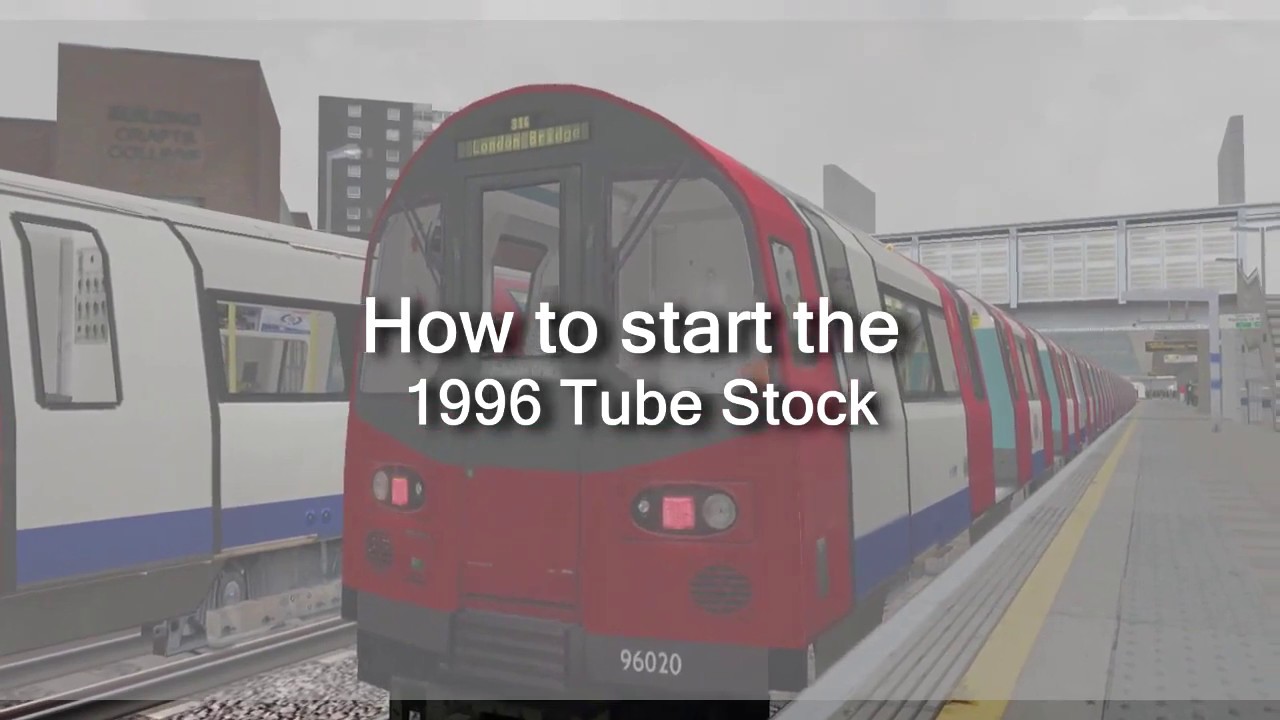 How to set up the Jubilee Line Train 1996TS - YouTube