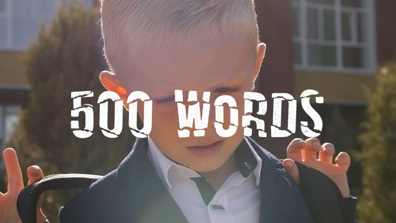 500 Words by Joshua Thomas Conn - a dyslexia awareness song - YouTube