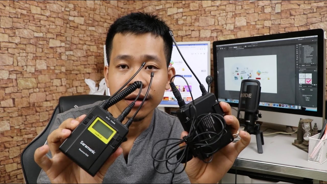ប្រើឧបករណ៏ស្រូបសំលេង សំរាប់ថតវីដេអូ (use mic record) - YouTube