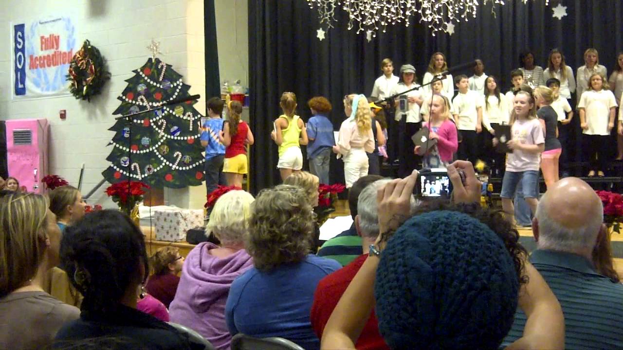 Three Oaks Elementary Christmas Program 2012 - YouTube
