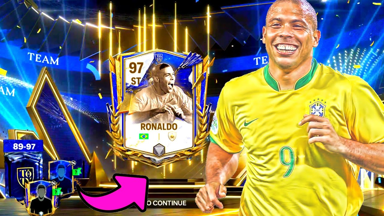 I OPENED ALL TOTY 24 PACK TO GET RONALDO 97 OVR | PACK OPENING FC ...