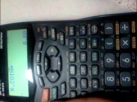 Calculator tricks/game for Sharp EL-W531S - YouTube