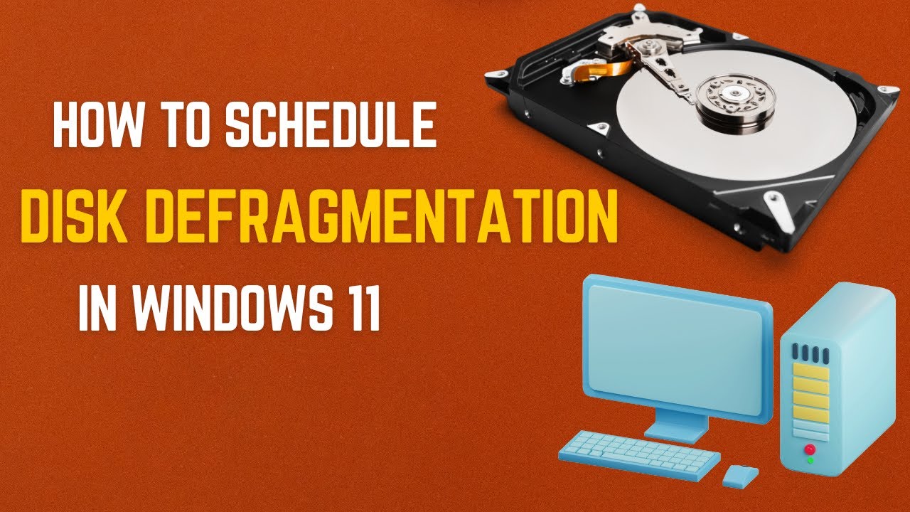 How to Schedule Disk Defragmentation in Windows 11 - YouTube