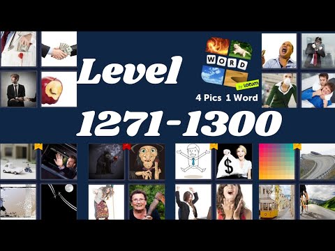 4 Pics 1 Word  Level 1270-1300 All  Answers (iOS - Android )