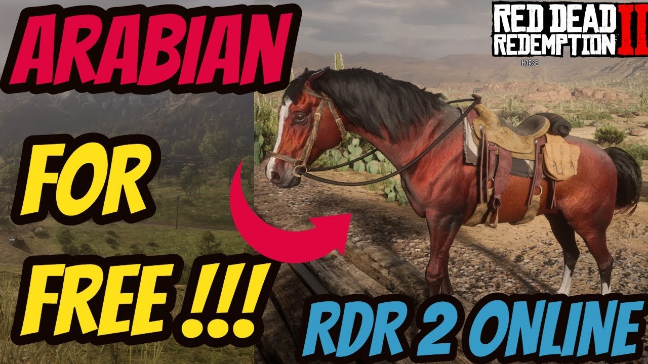 White Arabian Horse Red Dead Redemption 2