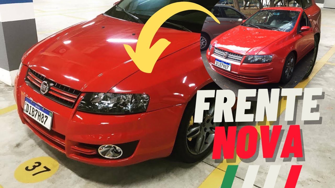 Como colocar parachoque novo com milha no Stilo. Atualizando a frente ...